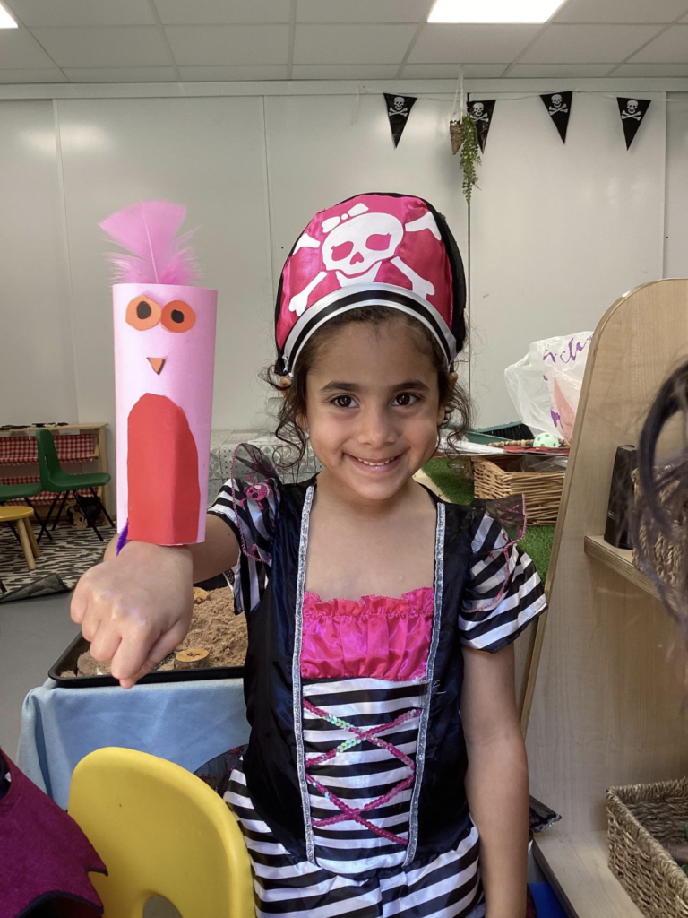 Reception hold Pirates Day - Richmond House School
